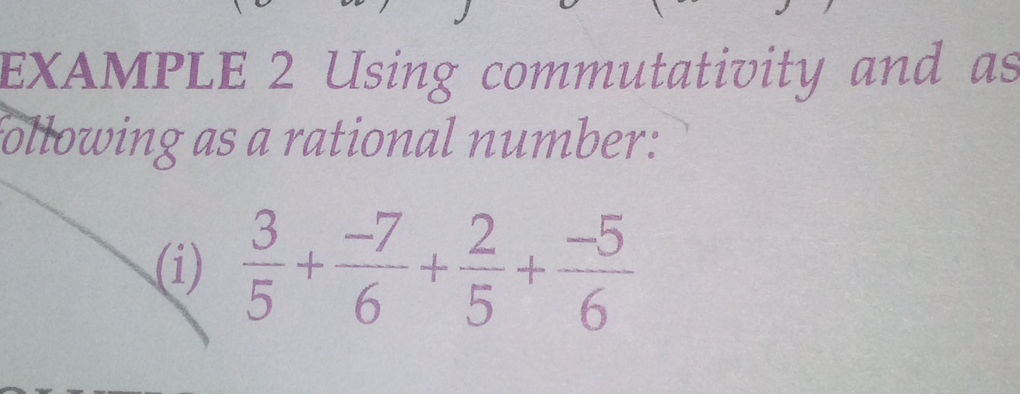 Using commutativity and associativity, find | StudyX