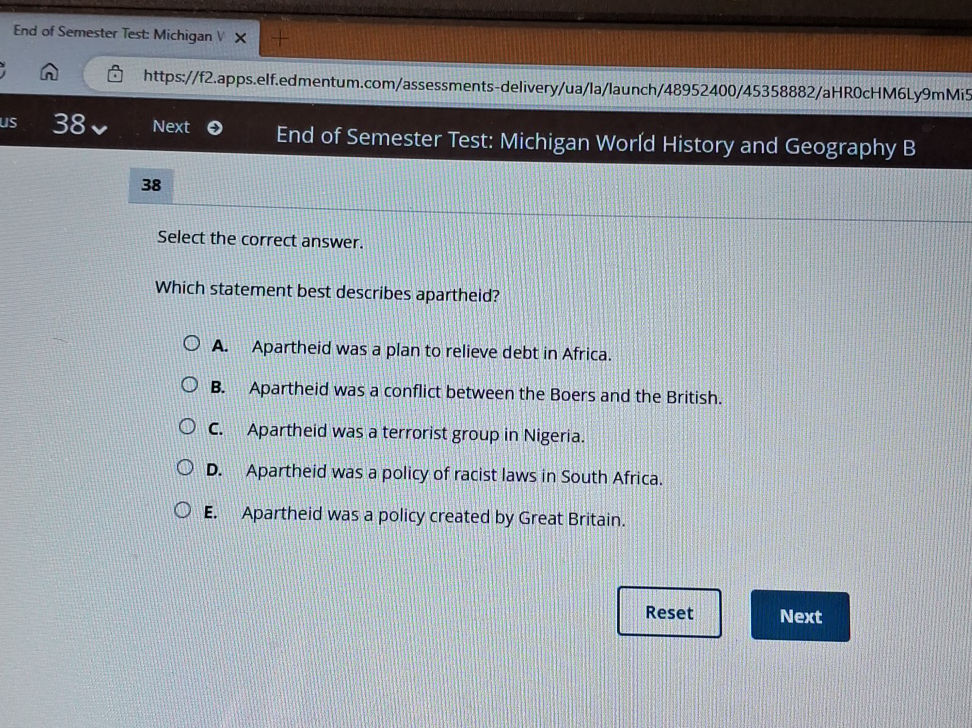 Select the correct answer. Which statement | StudyX