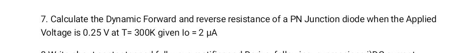 Calculate the Dynamic Forward and reverse