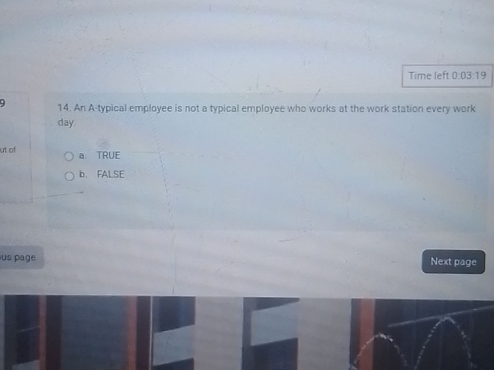 14. An A-typical employee is not a typical | StudyX