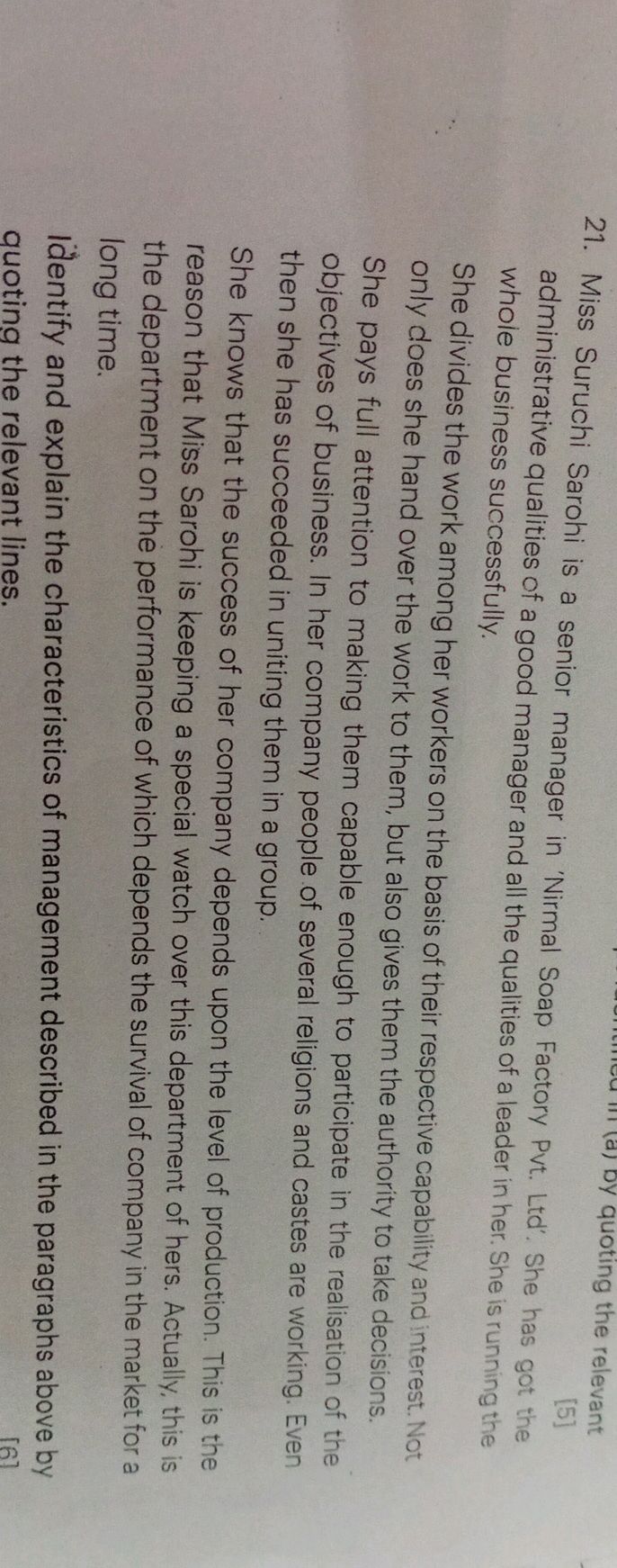 Identify and explain the characteristics of | StudyX