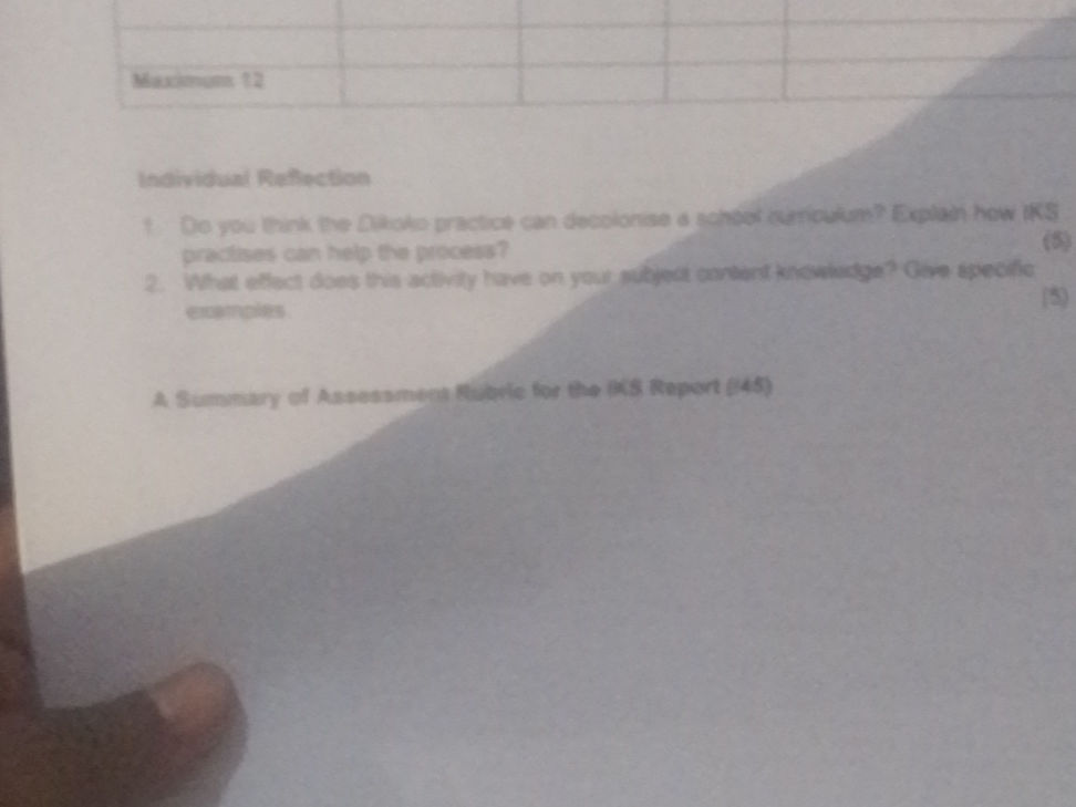 1. Do you think the Dikoko practice can | StudyX