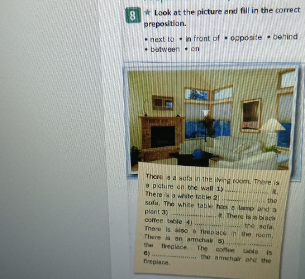 Look at the picture and fill in the correct | StudyX