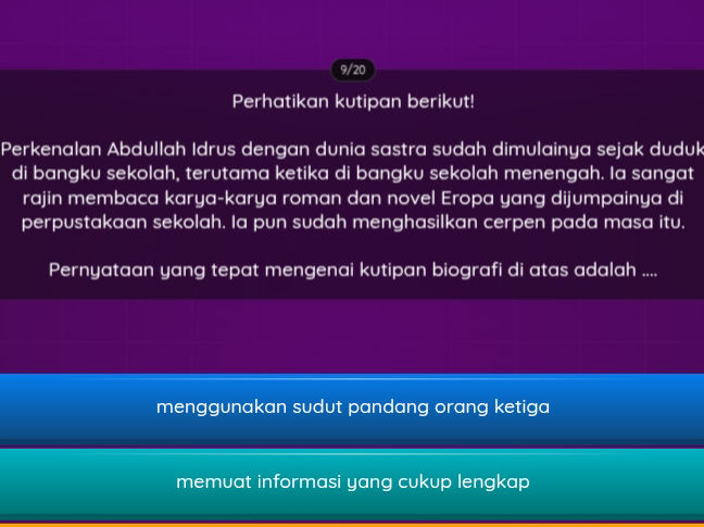 Perhatikan kutipan berikut! Perkenalan | StudyX