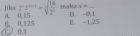 Jika $2^{2^{2x+1}} = [3]{ {16}{2^x}}$ maka