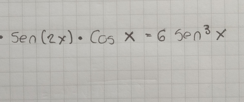 Solve Trigonometric Equation: Sen(2x) * Cos