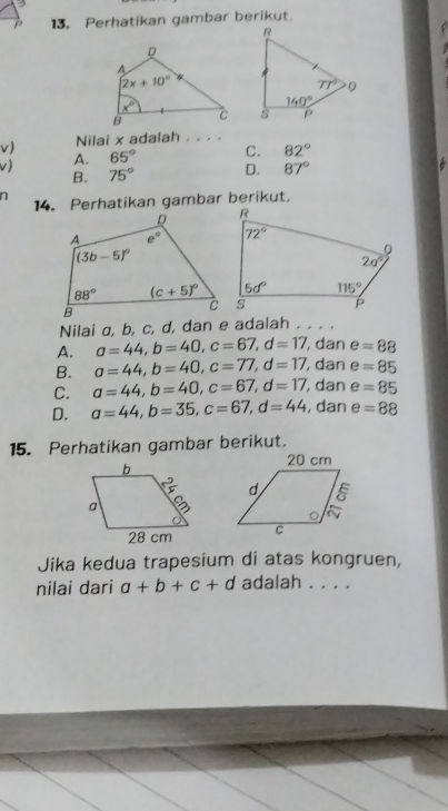 13. Perhatikan gambar berikut. ``` D A | StudyX
