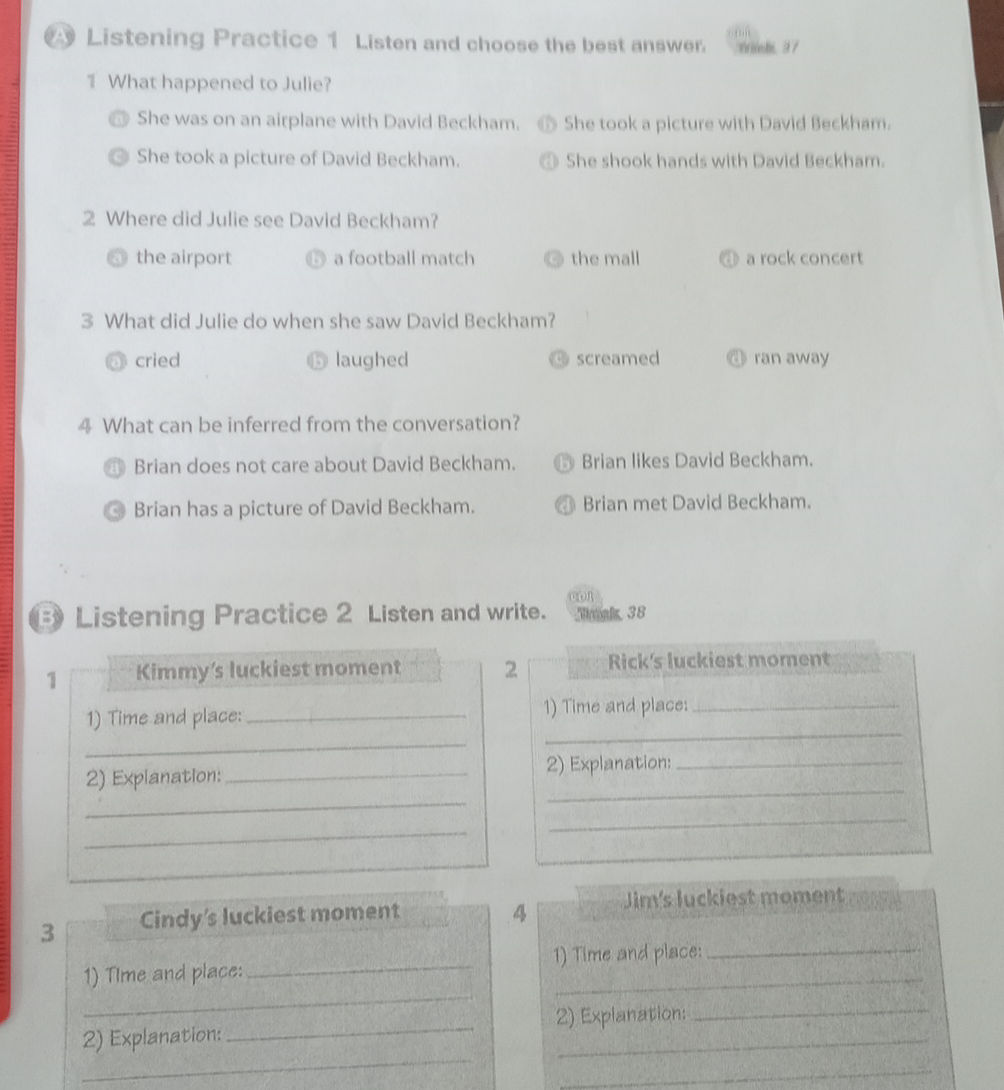 Listening Practice 1 Listen and choose the | StudyX