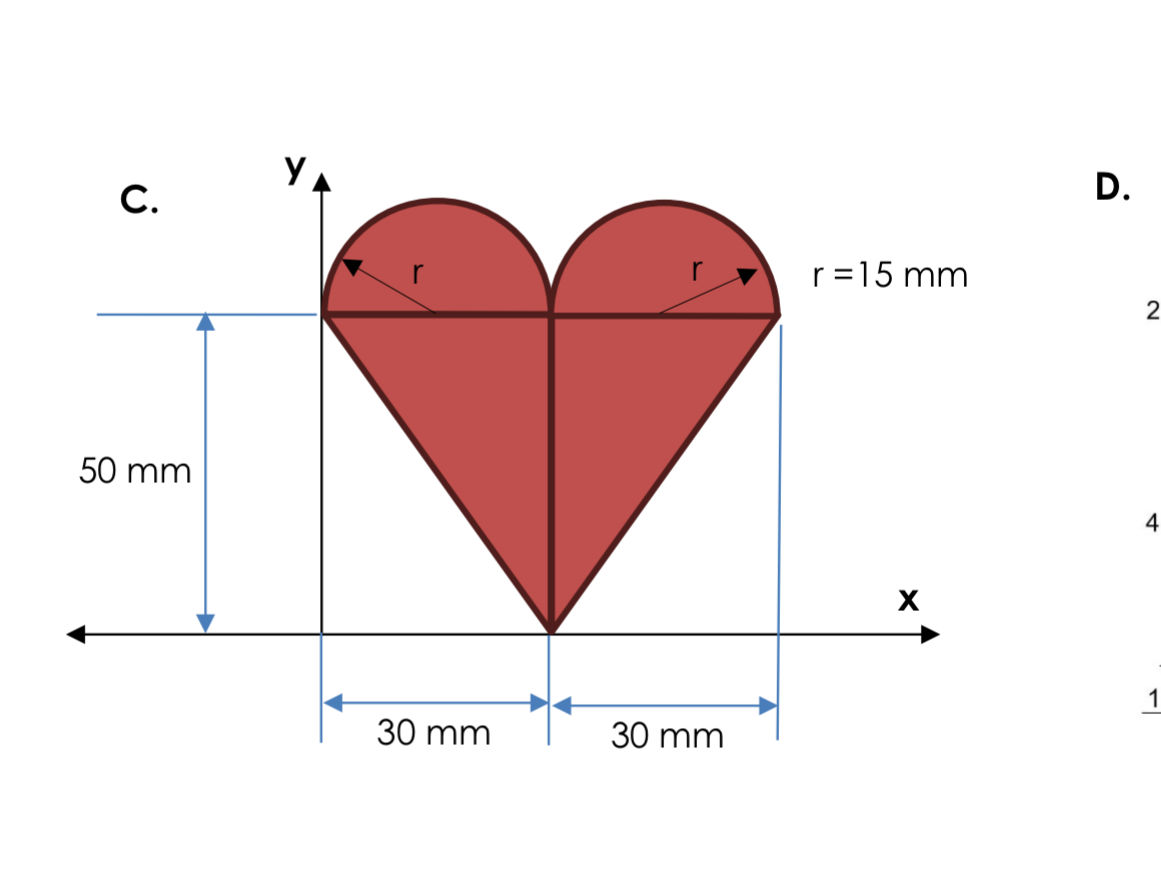 The image shows a heart shape with | StudyX