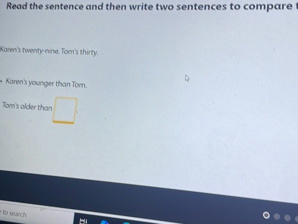 Read the sentence and then write two | StudyX