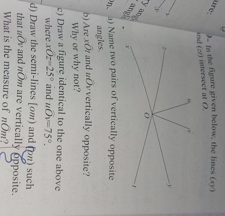 In the figure given below, the lines (xy) | StudyX