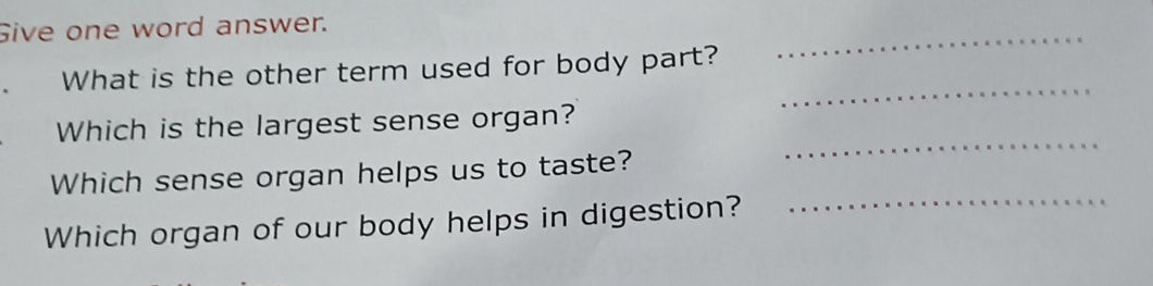 Give one word answer. 1. What is the other | StudyX