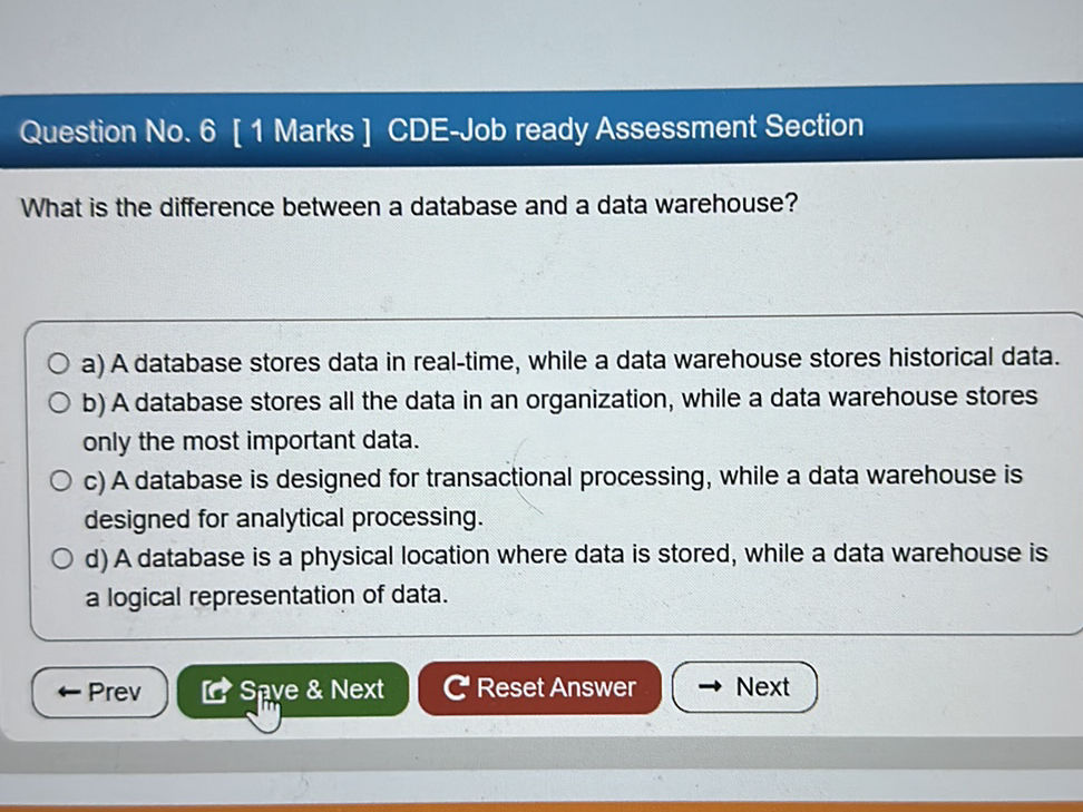 What is the difference between a database | StudyX