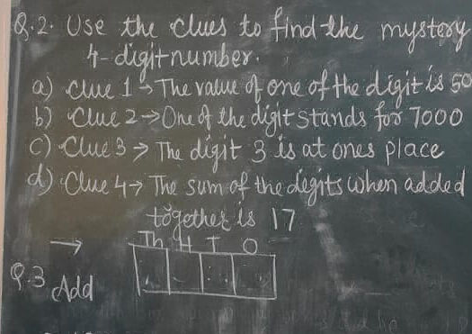 Q.2. Use the clues to find the mystery | StudyX