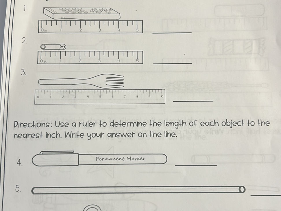 1. 2. 3. Directions: Use a ruler to | StudyX