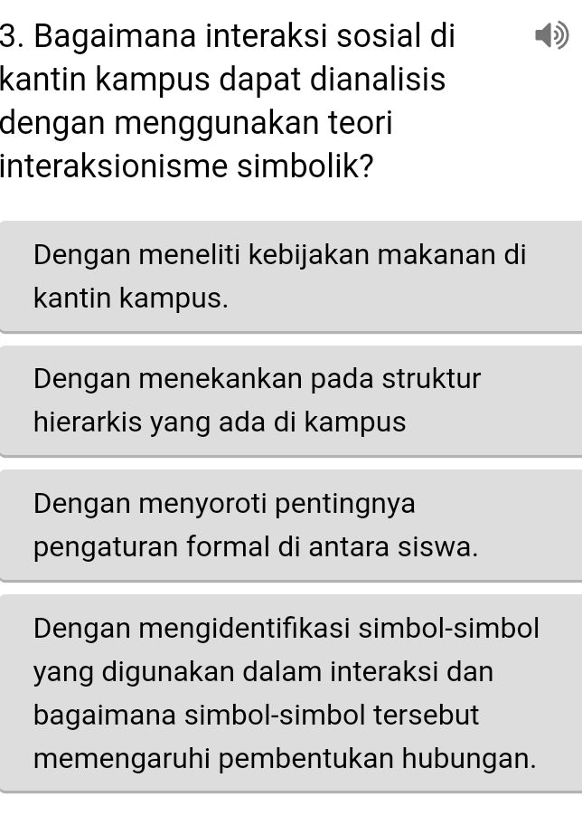 3. Bagaimana interaksi sosial di kantin | StudyX