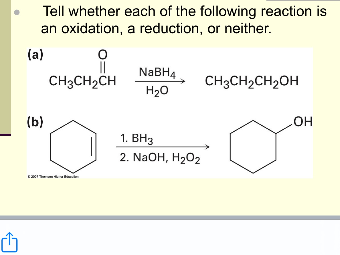 Tell whether each of the following reaction | StudyX