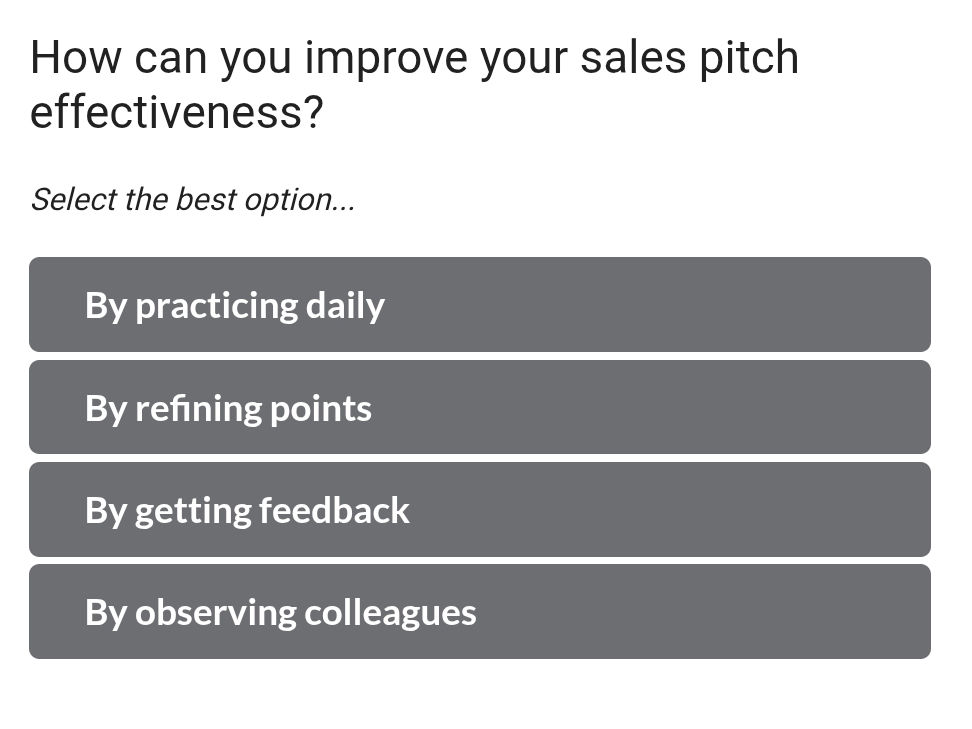 How can you improve your sales pitch | StudyX