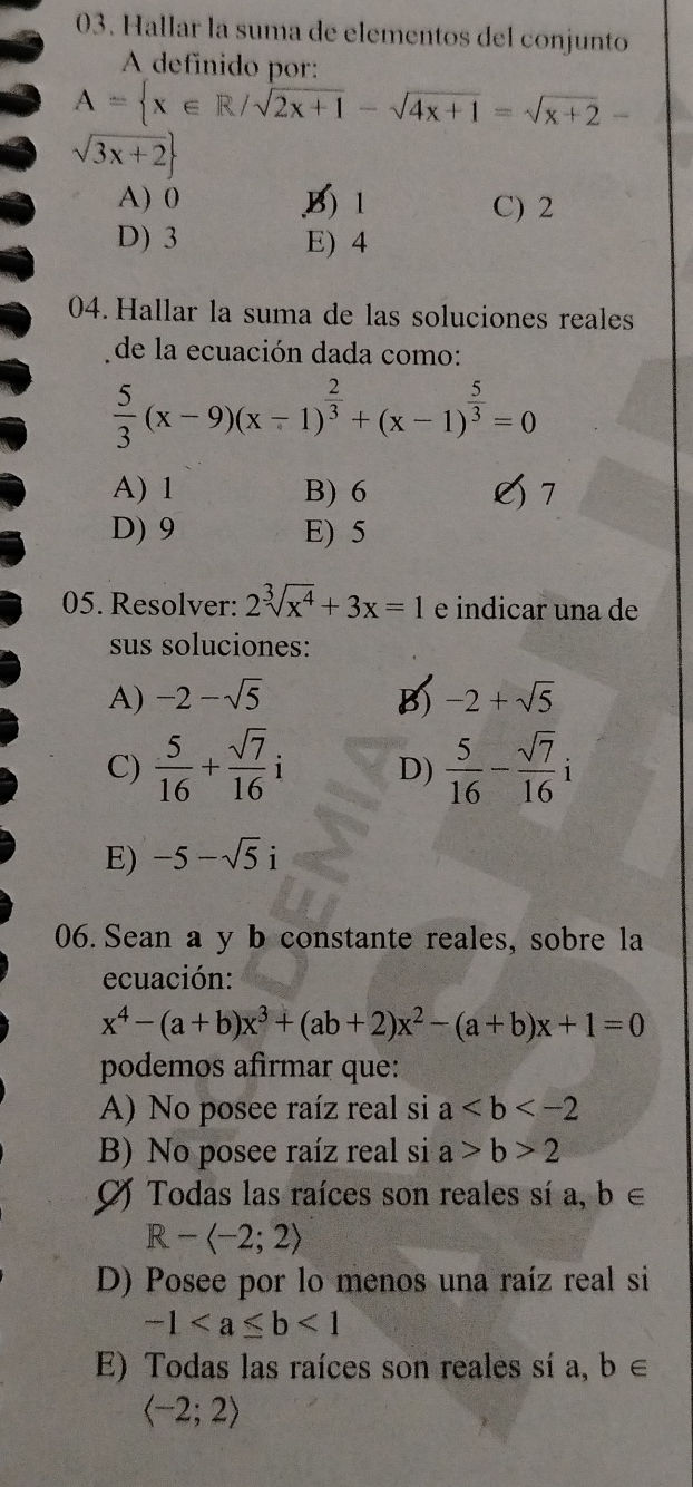 03. Hallar la suma de elementos del conjunto | StudyX