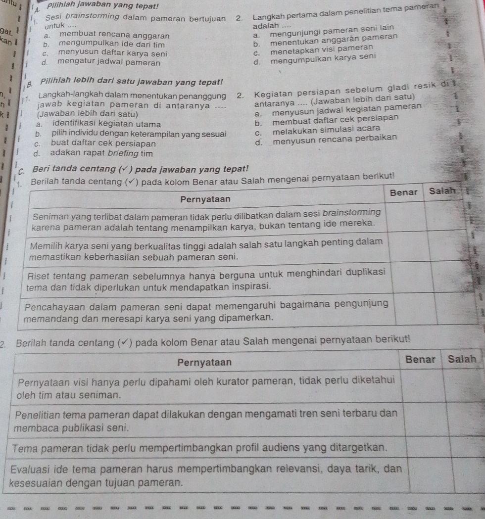 1. Pilihlah jawaban yang tepat! Sesi | StudyX