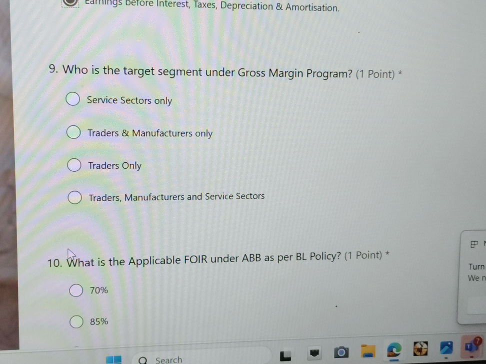 9. Who is the target segment under Gross | StudyX
