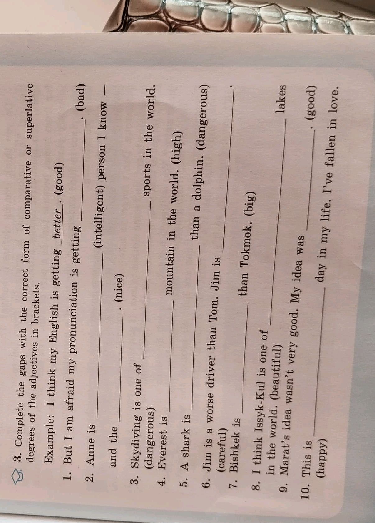 3. Complete the gaps with the correct form | StudyX