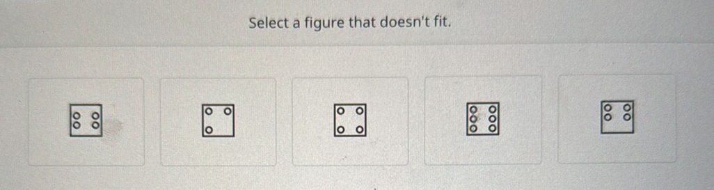 Select a figure that doesn't fit. Option 1: | StudyX