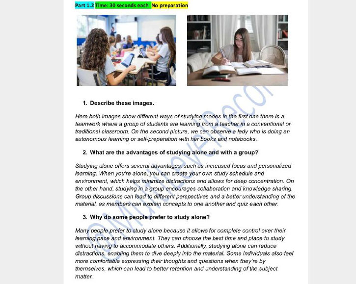 1. Describe these images. Here both images | StudyX