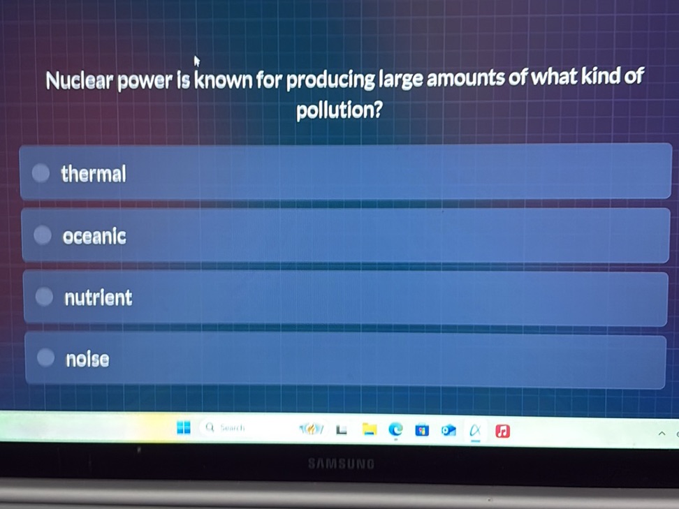 Nuclear power is known for producing large | StudyX