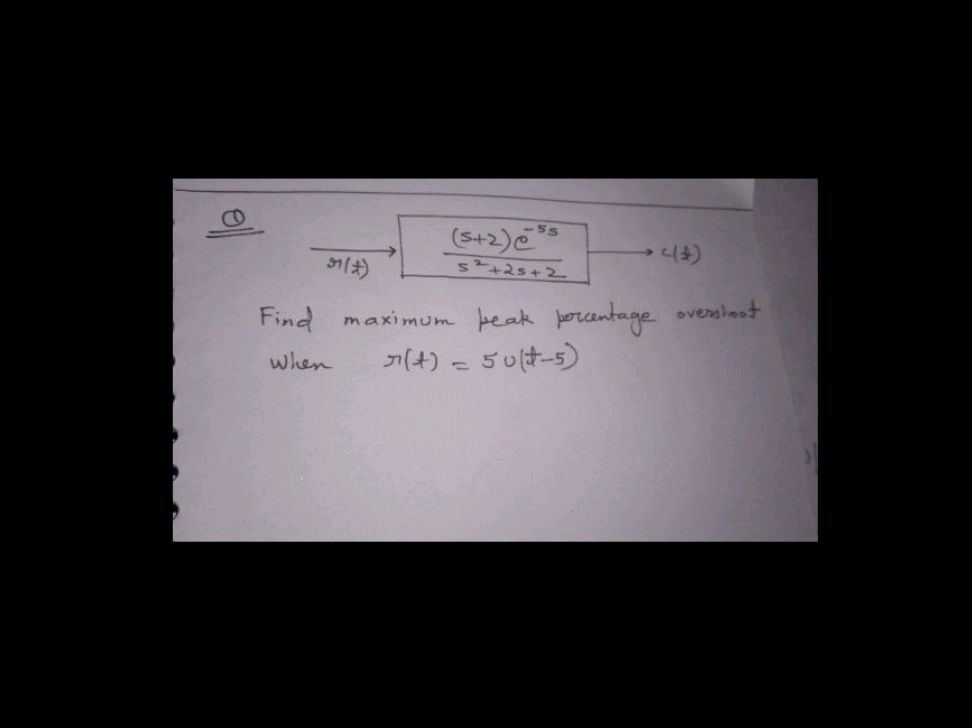 s+2)e^{-5s}}{s^2+2s+2}$ Find maximum | StudyX