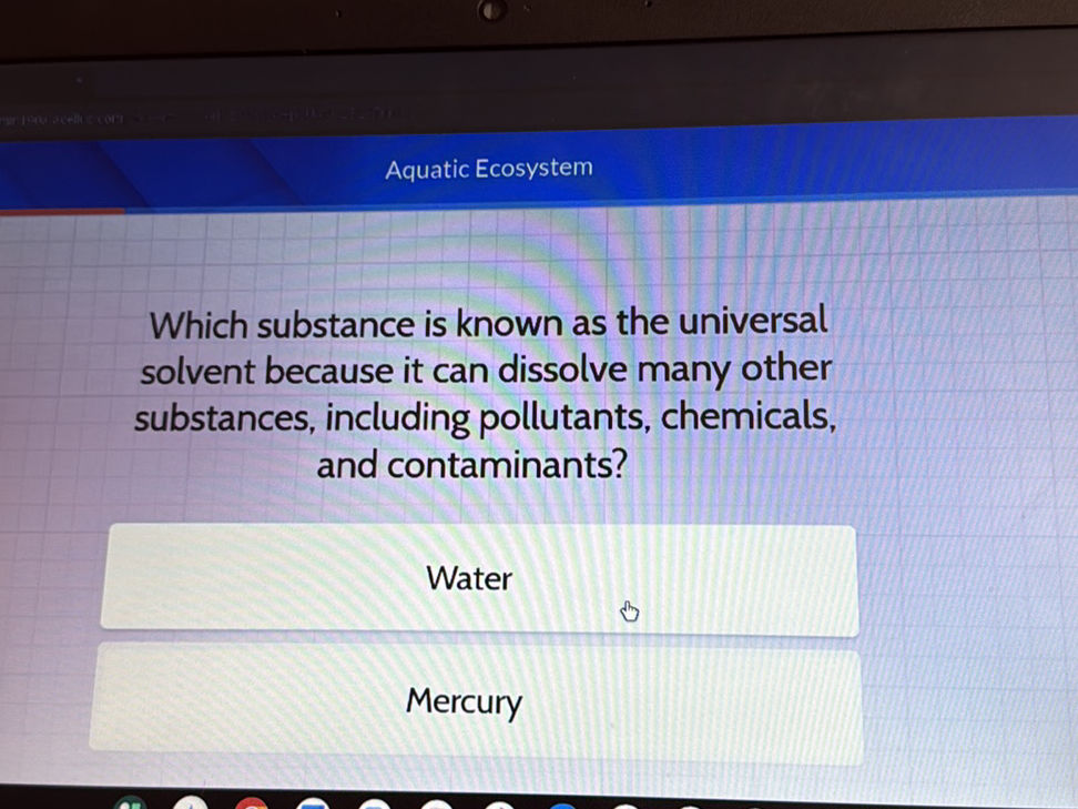 Which substance is known as the universal | StudyX