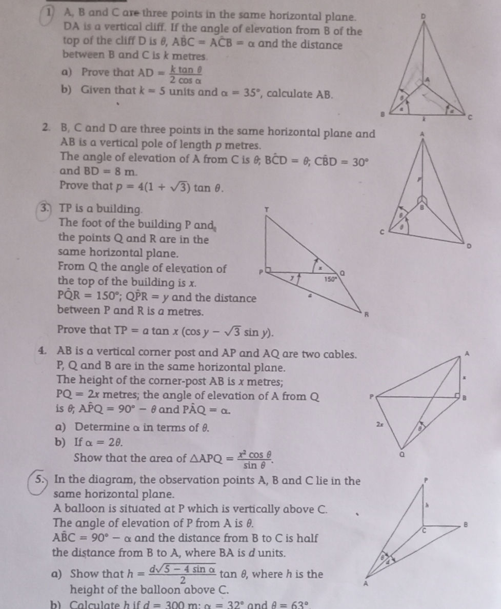 1. A, B and C are three points in the same | StudyX