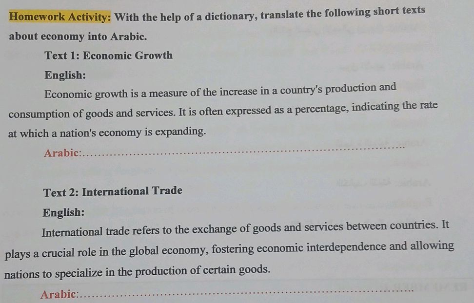 Homework Activity: With the help of a | StudyX