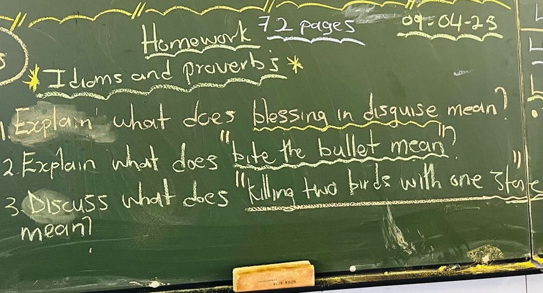 1. Explain what does "blessing in disguise" | StudyX