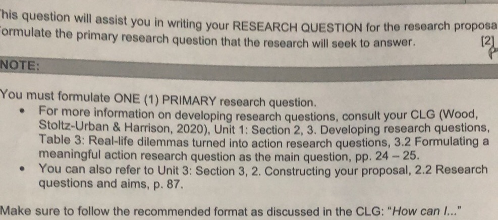 Formulate the primary research question that | StudyX