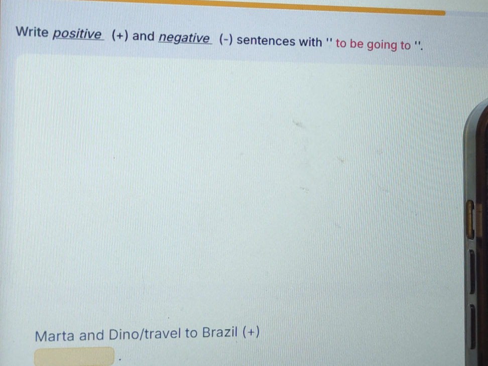 Write positive (+) and negative (-) | StudyX