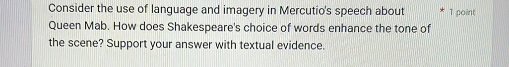 Consider the use of language and imagery in | StudyX