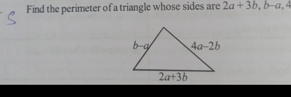Find the perimeter of a triangle whose sides | StudyX