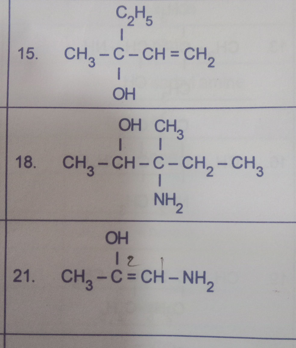 15. {CH}_3- { {OH}}{ { {C}_2 {H}_5}{ {C}}} | StudyX
