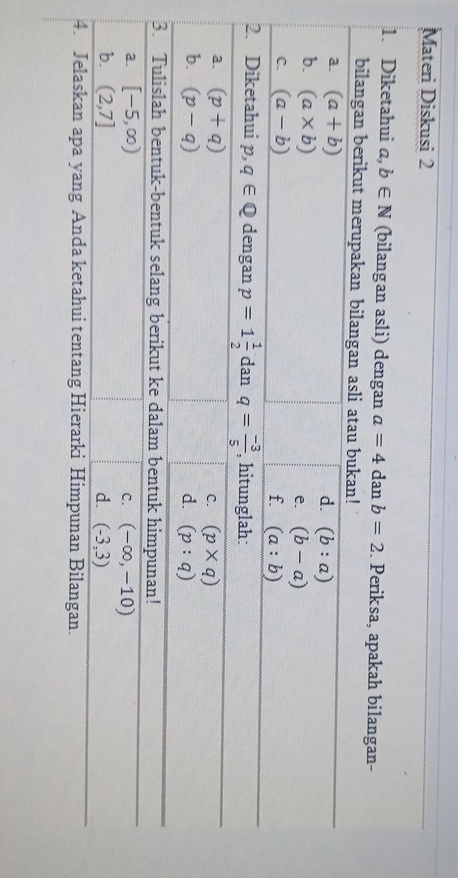1. Diketahui a, b ∈ N (bilangan asli) dengan | StudyX