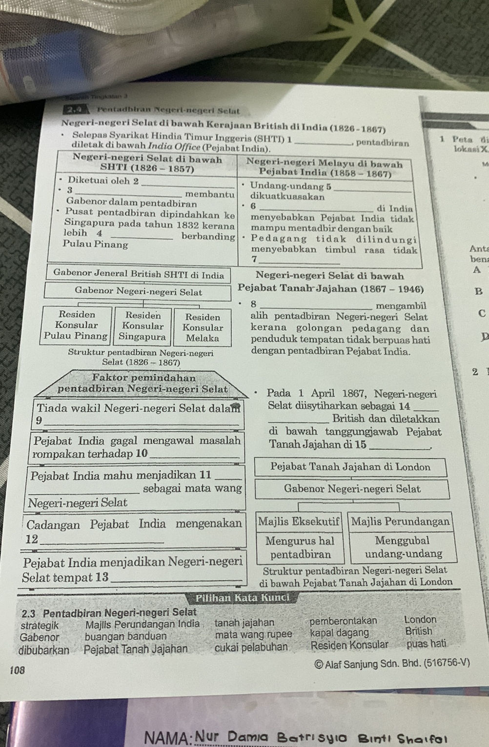 2. 4 Pentadbiran Negeri-negeri Selat | StudyX