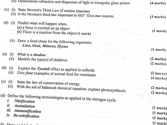 (ii) Demonstrate refraction and dispersion | StudyX