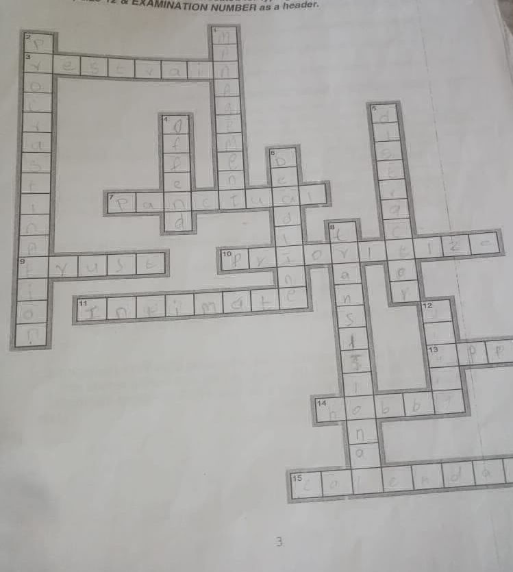 The image shows a crossword puzzle. The | StudyX