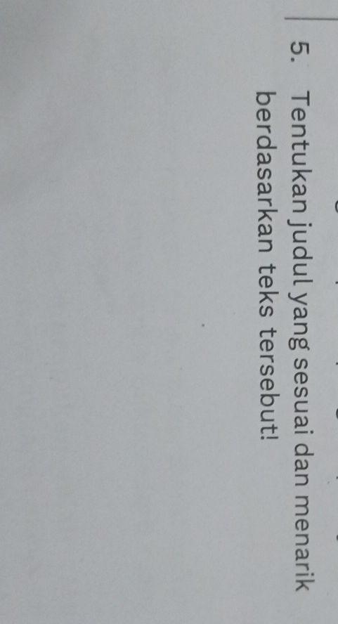 5. Tentukan judul yang sesuai dan menarik | StudyX