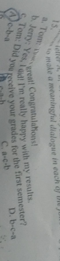 15. Keen to make a meaningful dialogue in | StudyX