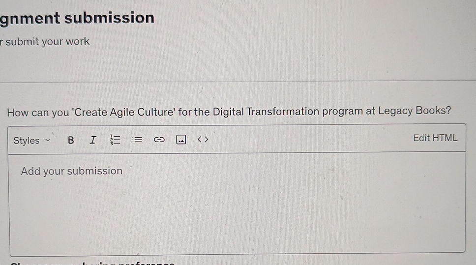 How can you 'Create Agile Culture' for the | StudyX