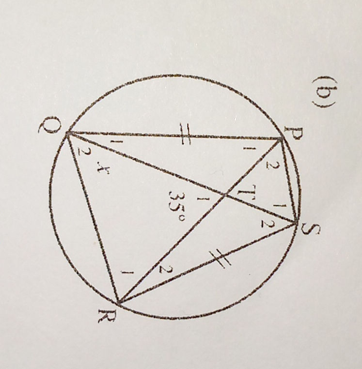 The image shows a circle with several points | StudyX