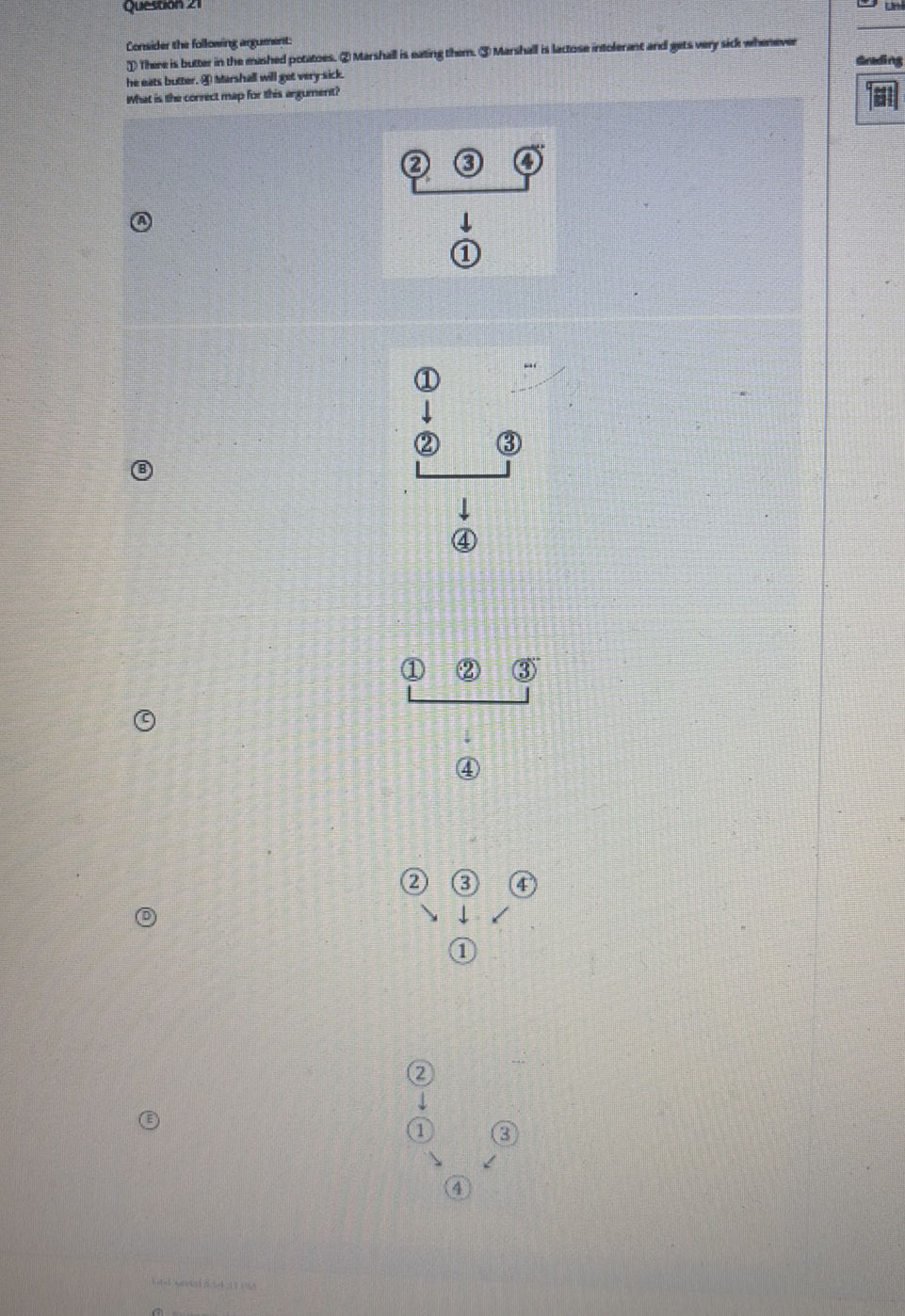 Consider the following argument: 1) There is | StudyX