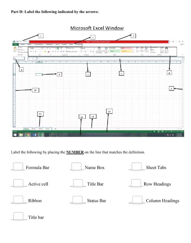 Part D: Label the following indicated by the | StudyX