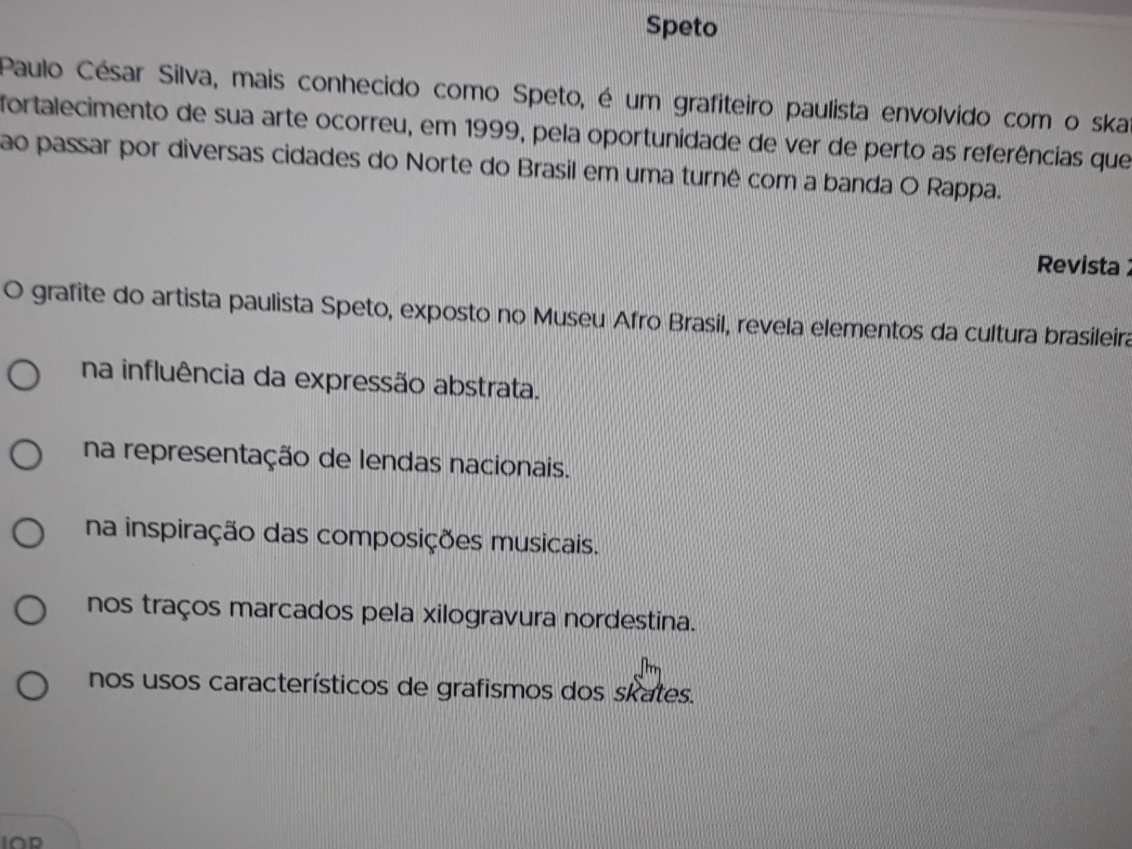 O grafite do artista paulista Speto, exposto | StudyX